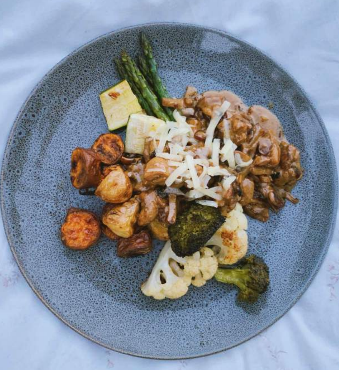 Gluten Free Creamy Mushroom Chicken | Love Ya Guts Box